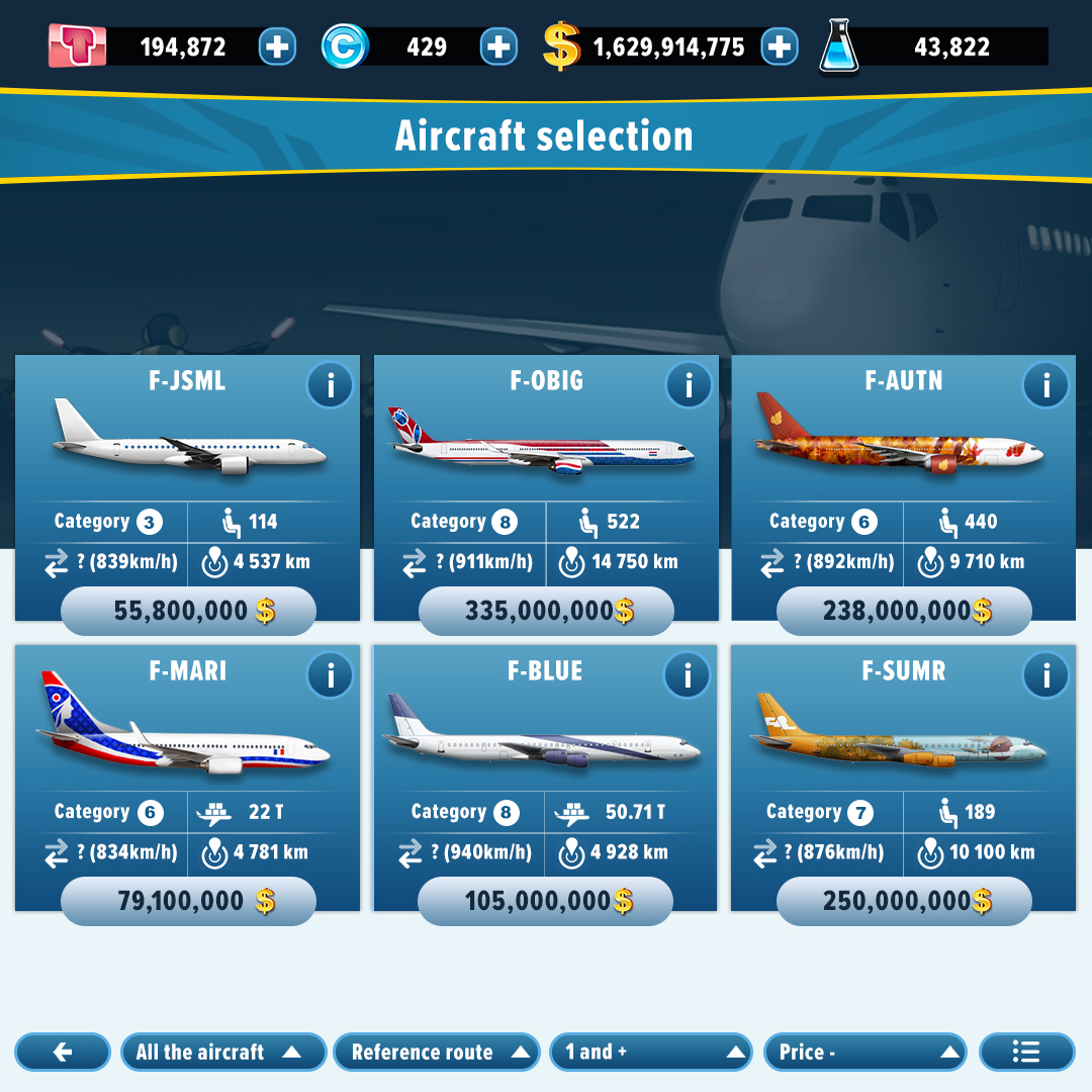 Airlines Manager – Playrion Gamestudio